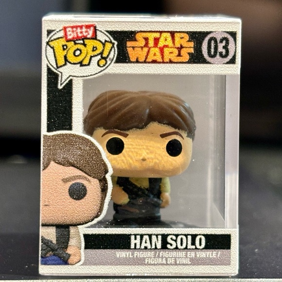Funko | Toys | Star Wars Hans Solo Bitty Funko Pop | Poshmark
